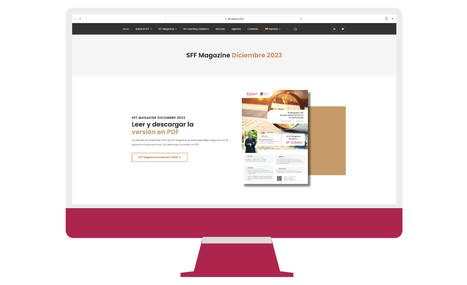 Ya está disponible la edición de Diciembre 2023 del SFF Magazine